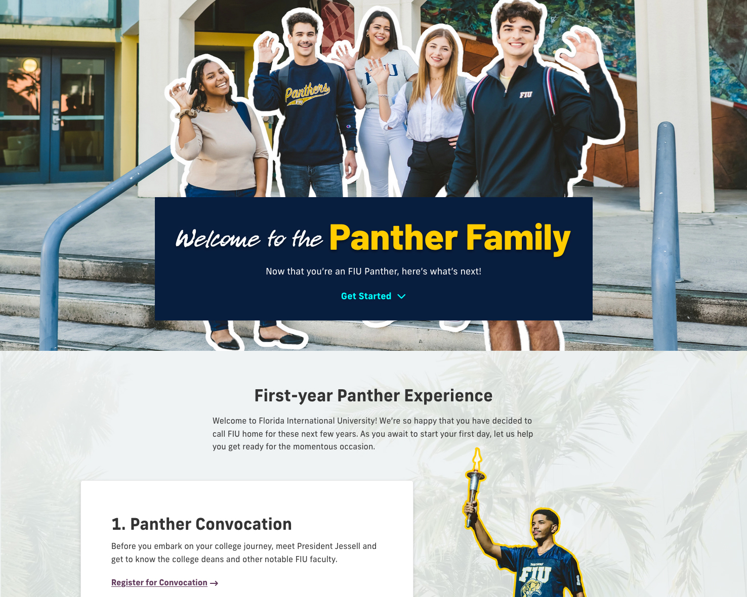 Examples of Landing Pages | FIU Core Resource Hub